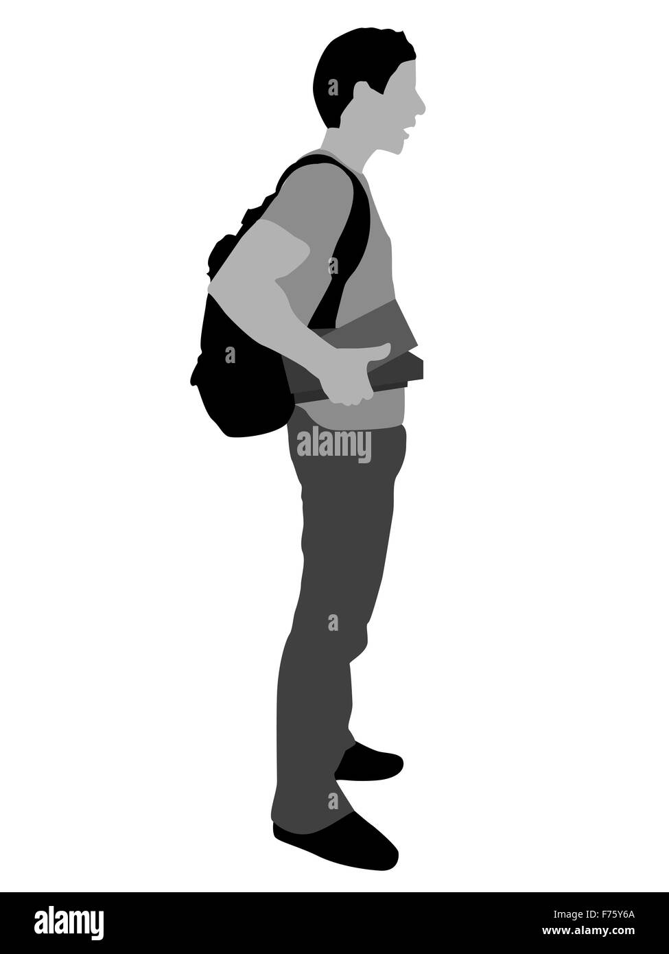 Student in one art Black and White Stock Photos & Images - Alamy