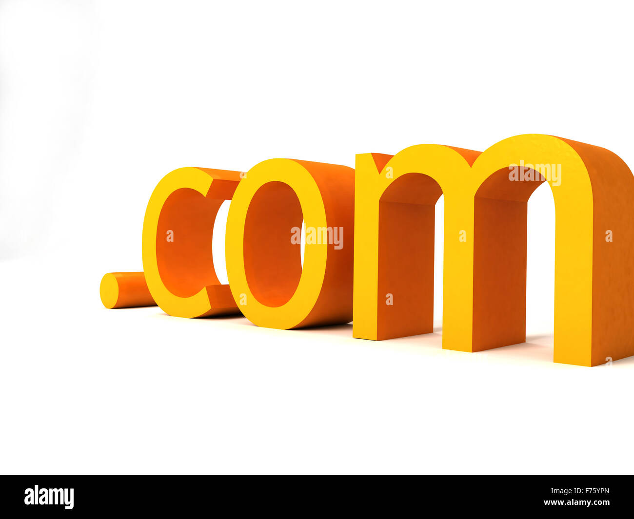 dot com text Stock Photo - Alamy