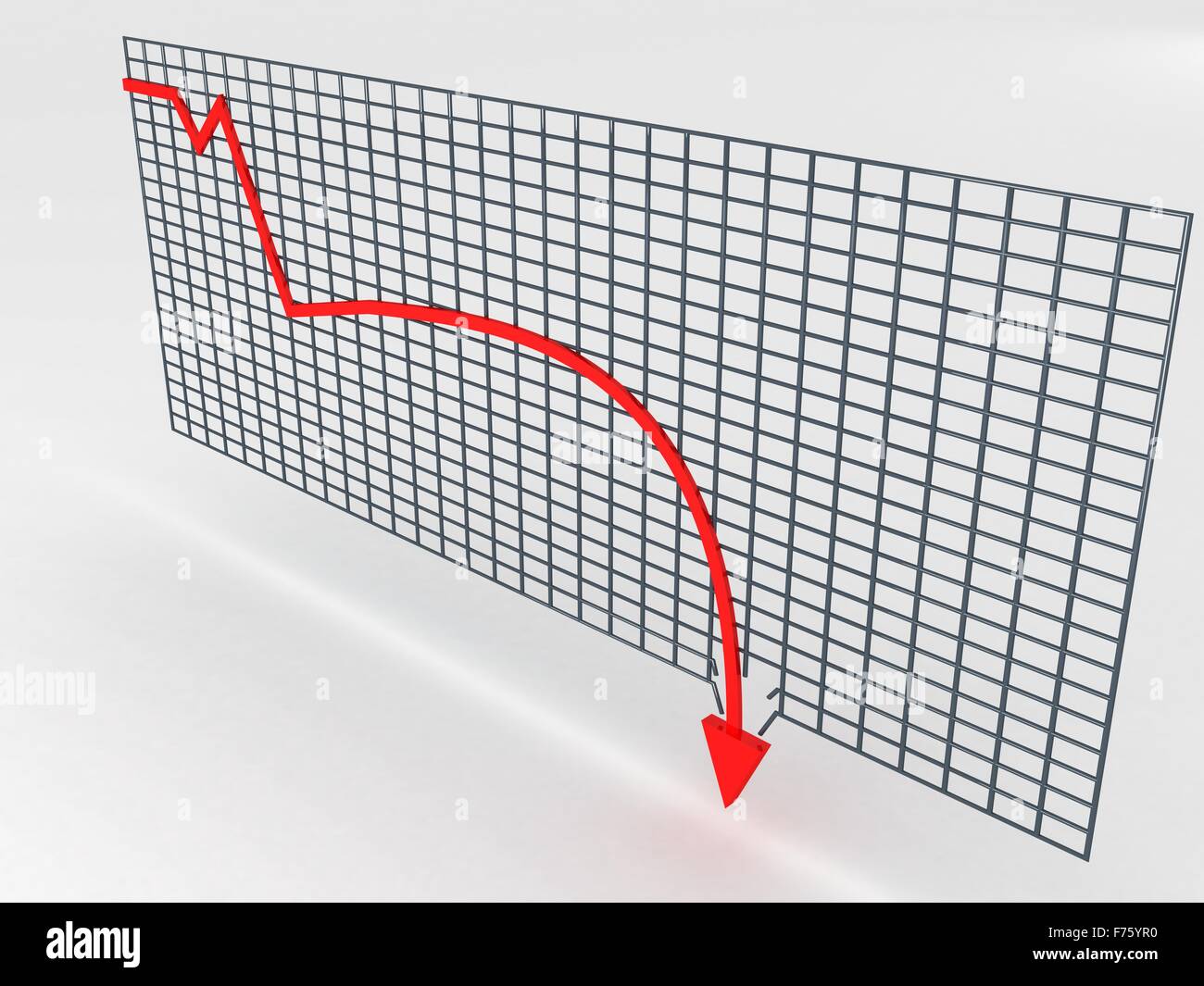 graph showing loss Stock Photo - Alamy