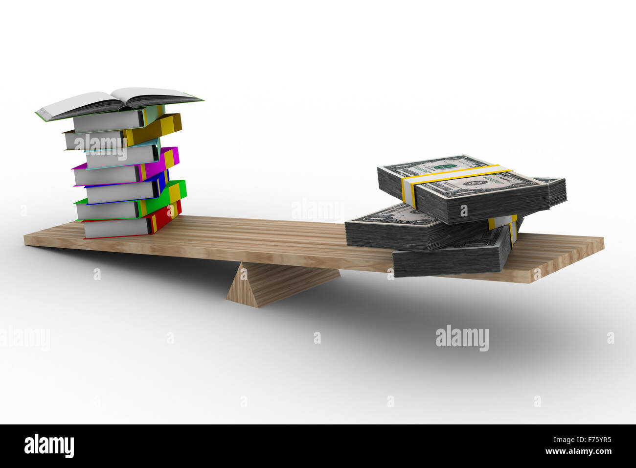 Paid training. Isolated 3D image on white background Stock Photo - Alamy