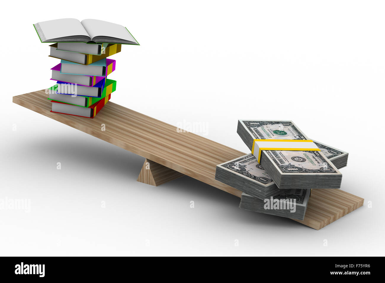 Paid training. Isolated 3D image on white background Stock Photo - Alamy