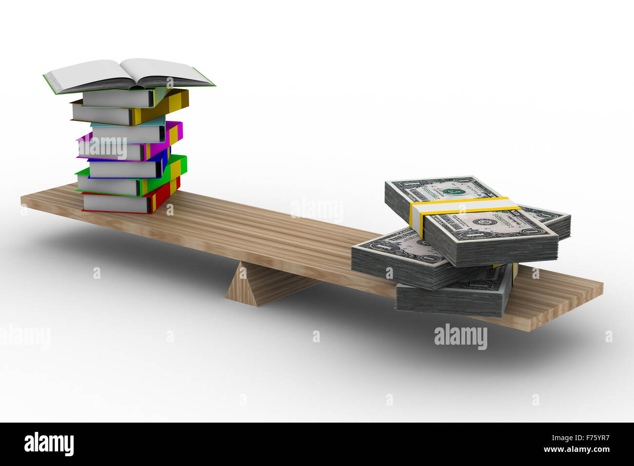 Paid training. Isolated 3D image on white background Stock Photo - Alamy