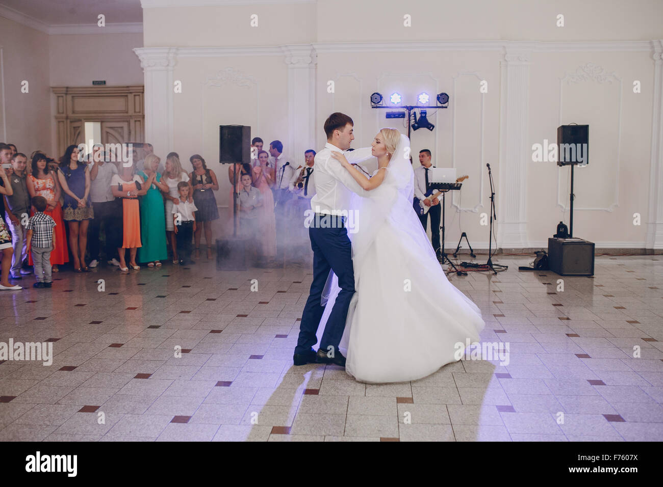 First wedding dance Stock Photo - Alamy