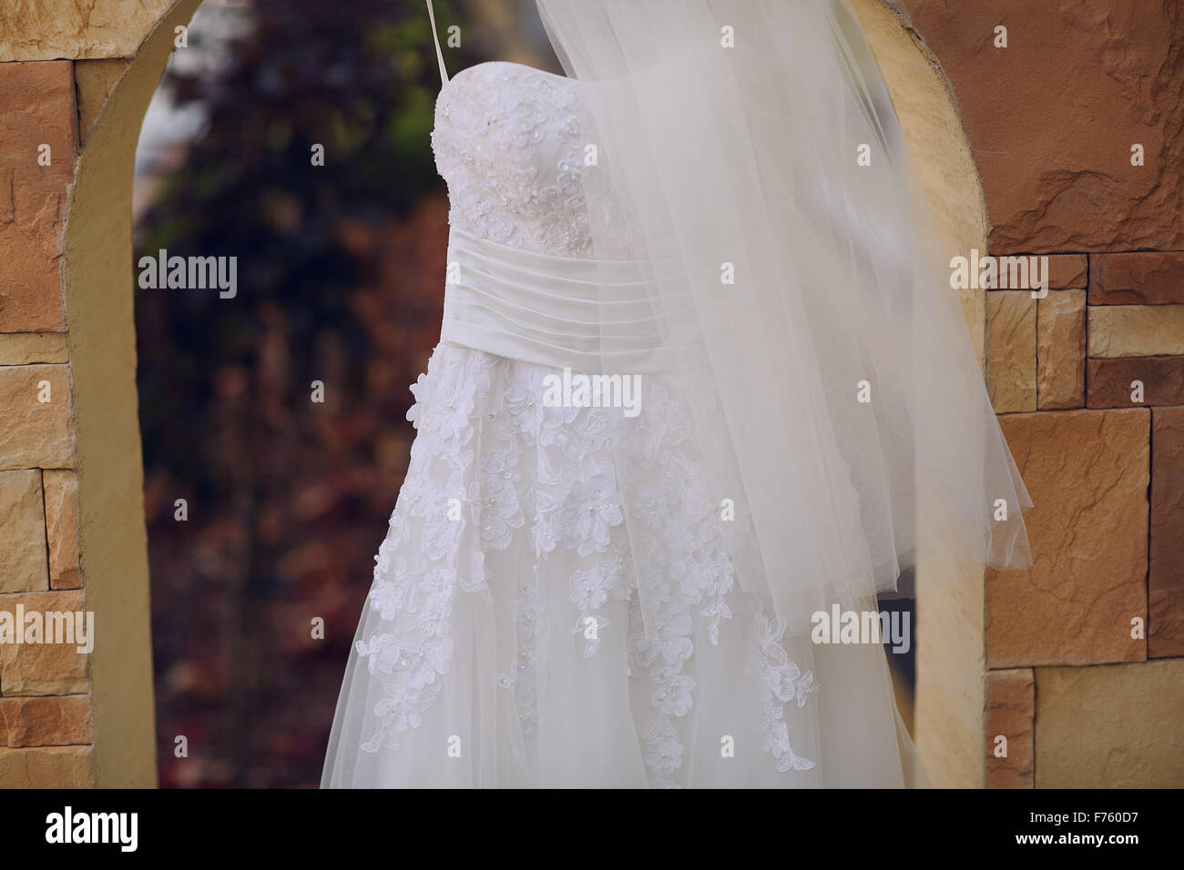 wedding dress HD Stock Photo - Alamy