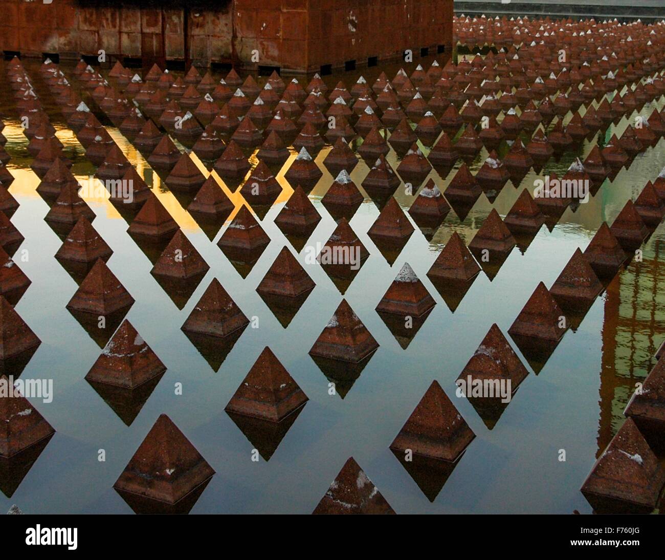 The entrance to the Museum of Memory and Tolerance, Mexico City Stock ...