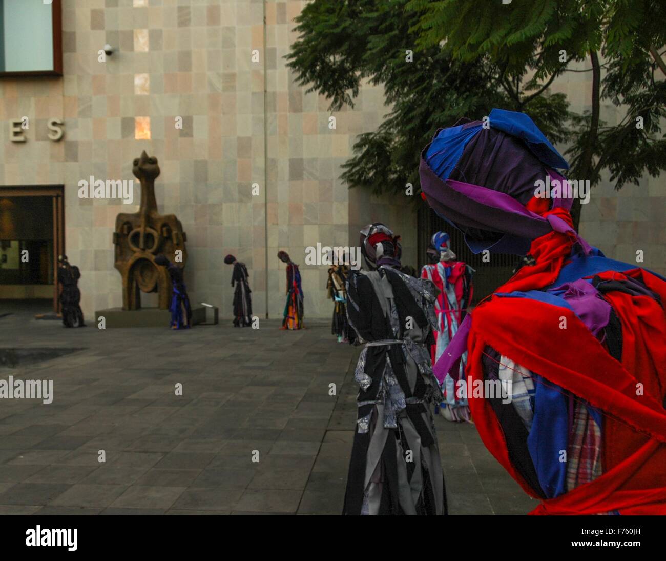 The entrance to the Museum of Memory and Tolerance, Mexico City Stock ...