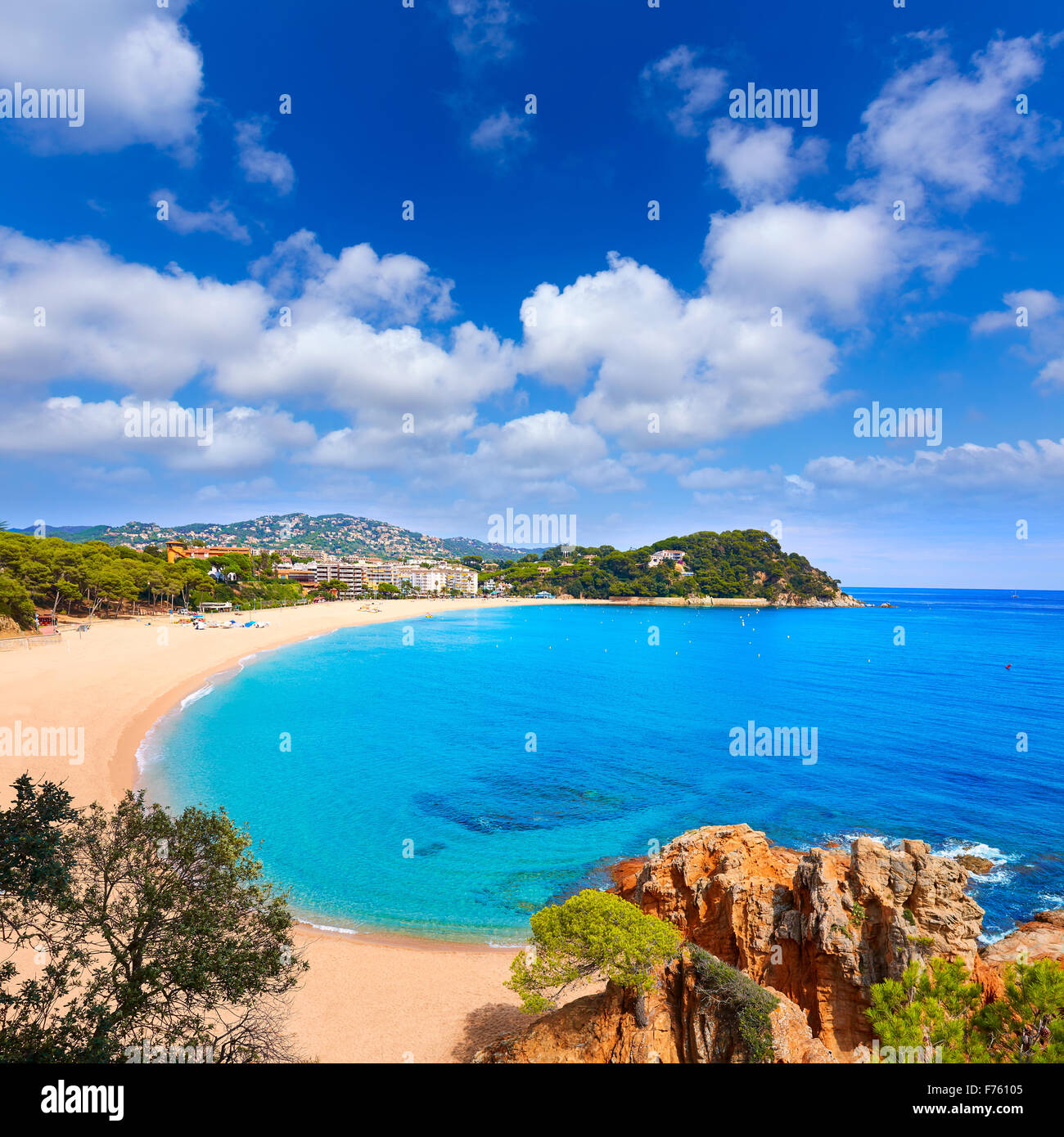 Fenals beach lloret de mar hi-res stock photography and images - Alamy