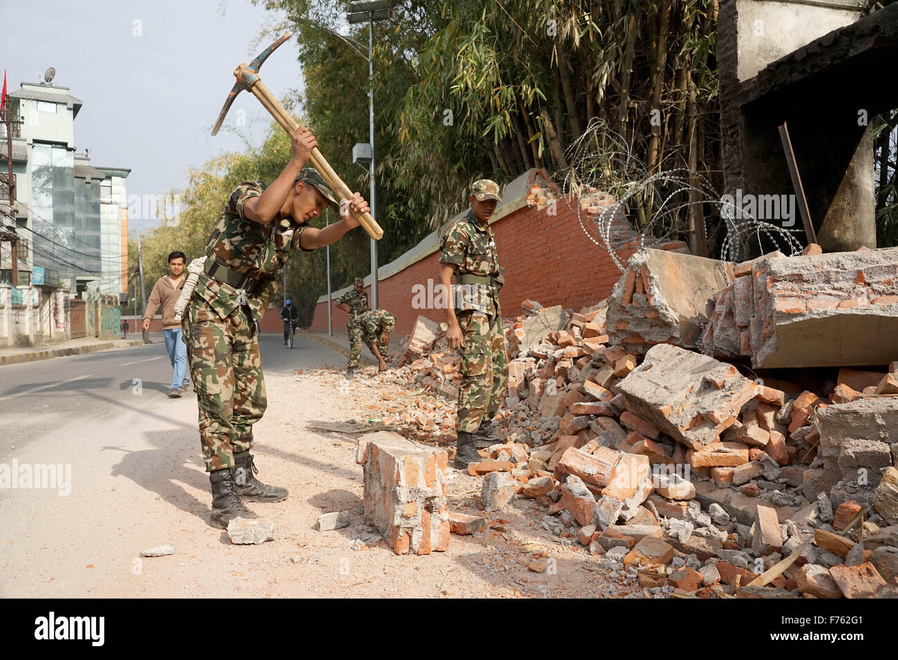 Nepali army personnel, kathmandu, nepal, asia Stock Photo - Alamy
