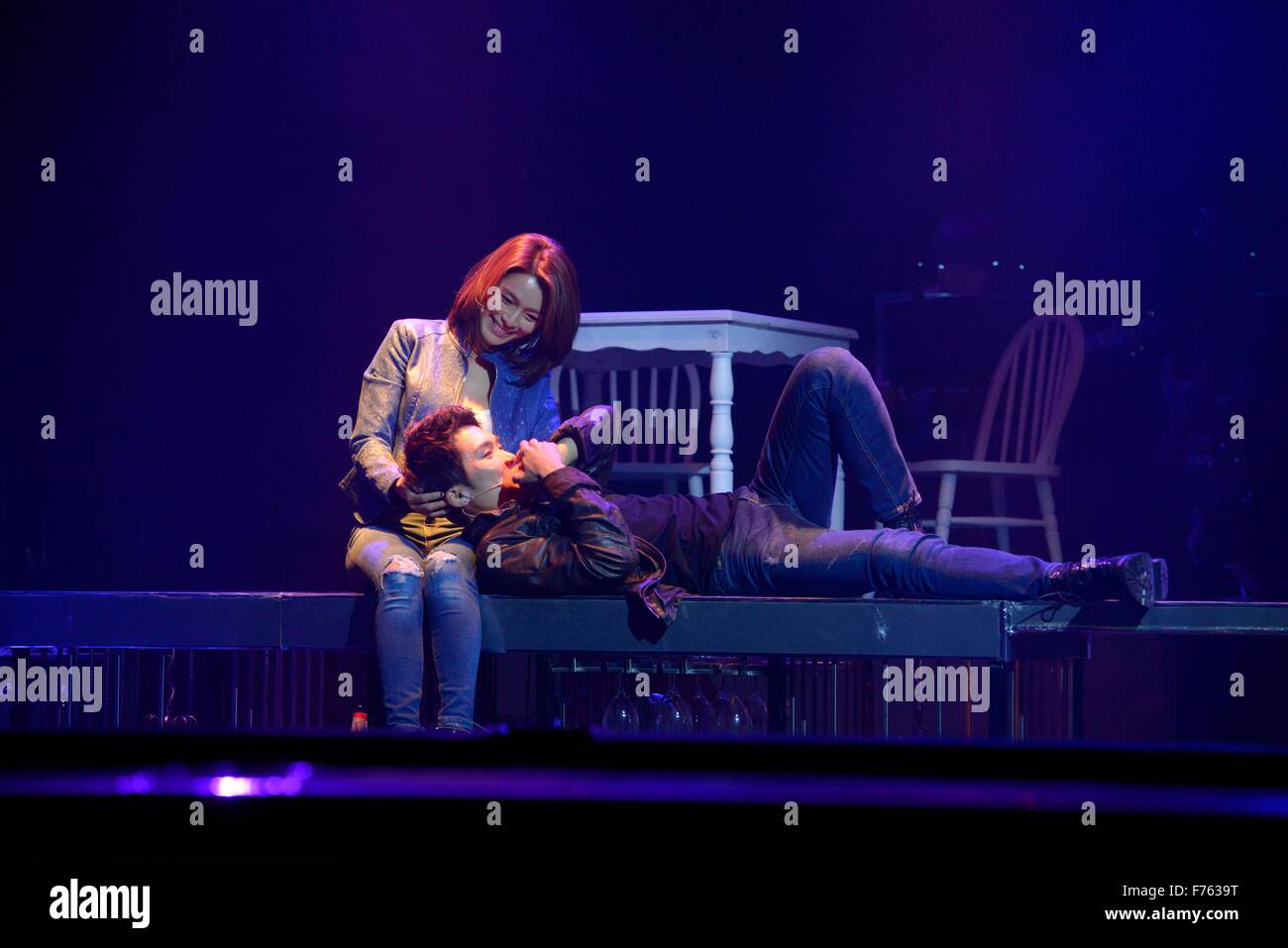 Ryan and Gae Hee perform music drama Murder Ballad in Seoul, South ...