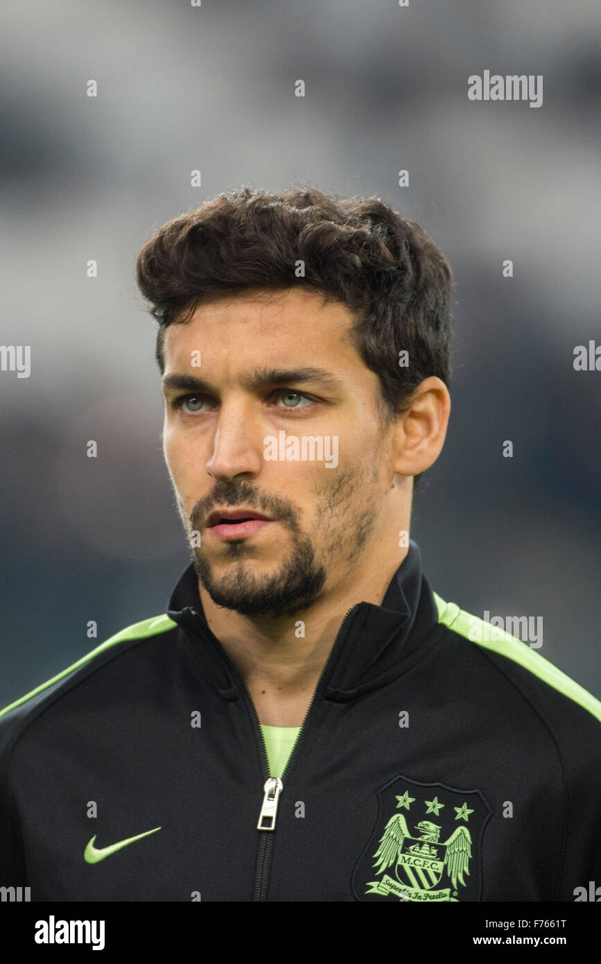 Turin, Italy. 25th Nov, 2015. Jesus Navas (Man.C) Football/Soccer ...