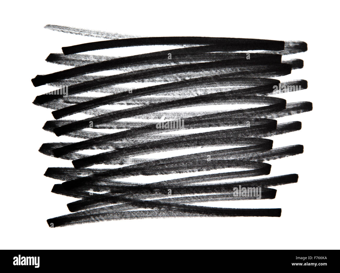 Scribble, pencil stroke, isolated on white background Stock Photo - Alamy