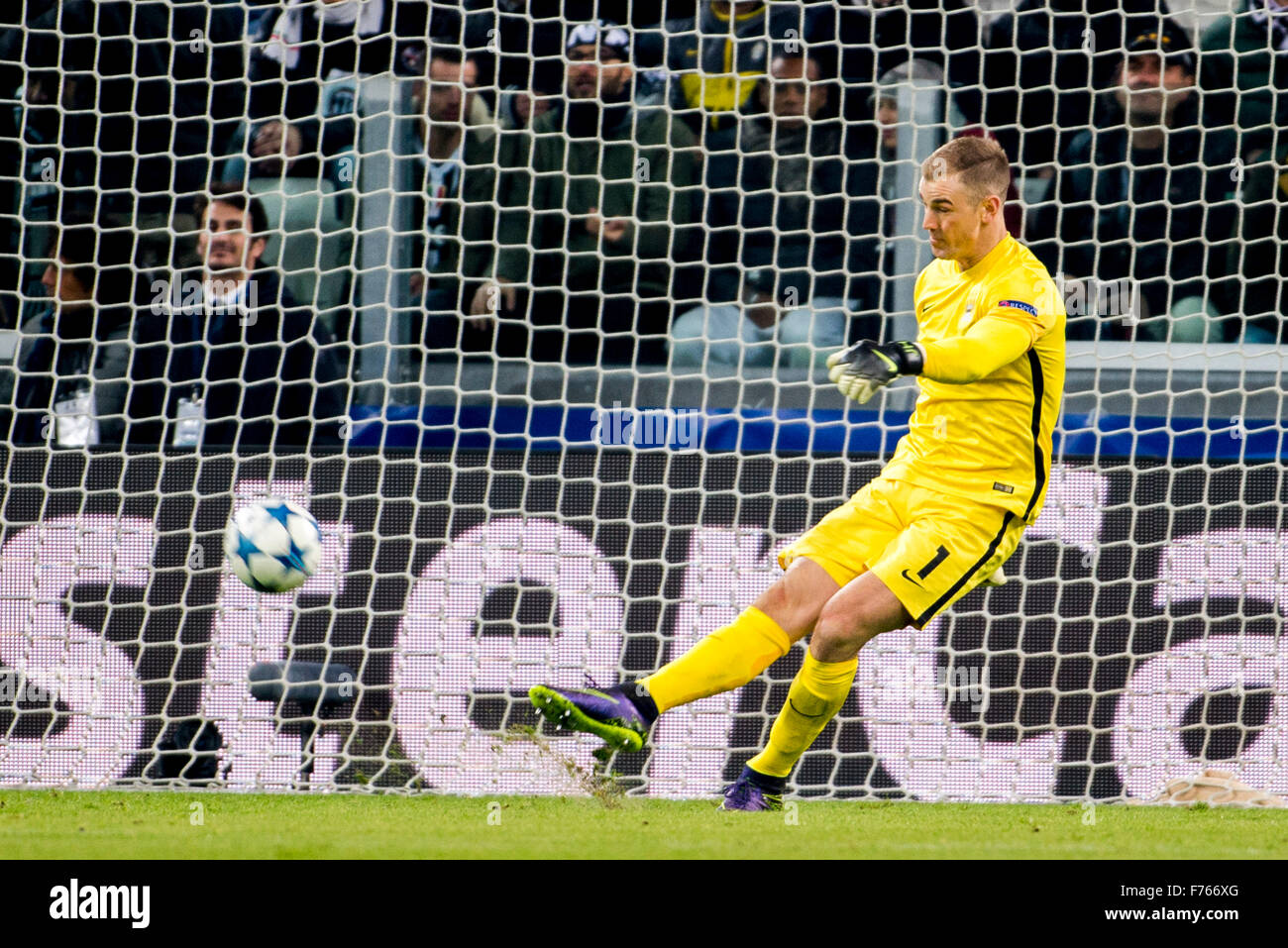 Turin, Italy. 25th Nov, 2015. Joe Hart (Man.C) Football/Soccer : UEFA ...