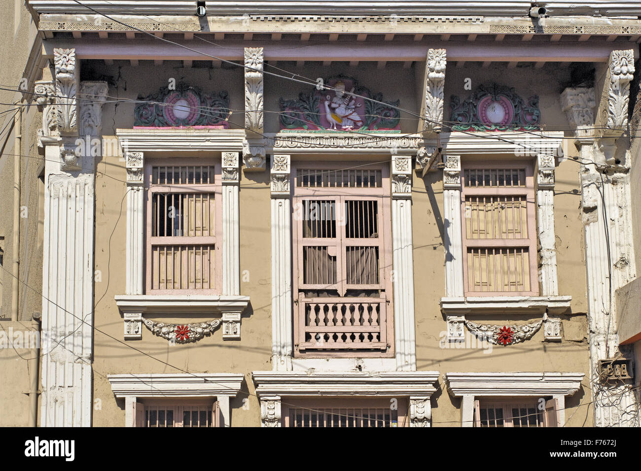 Old house, jamnagar, gujarat, india, asia Stock Photo - Alamy