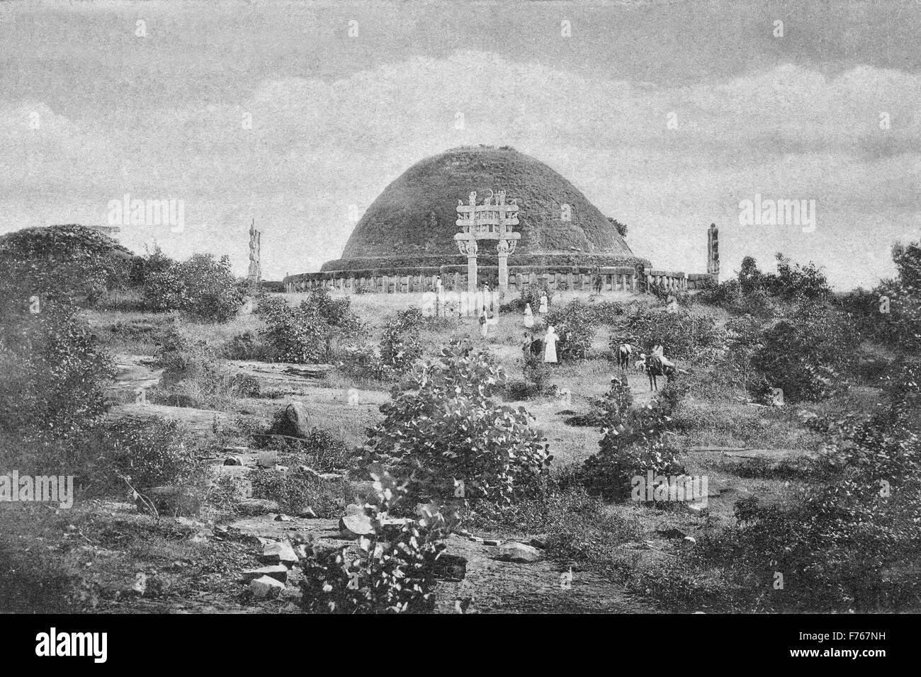 Sanchi stupa, madhya pradesh, india, asia Stock Photo - Alamy