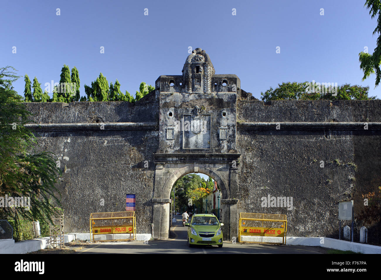Moti daman fort union territory Stock Photo - Alamy