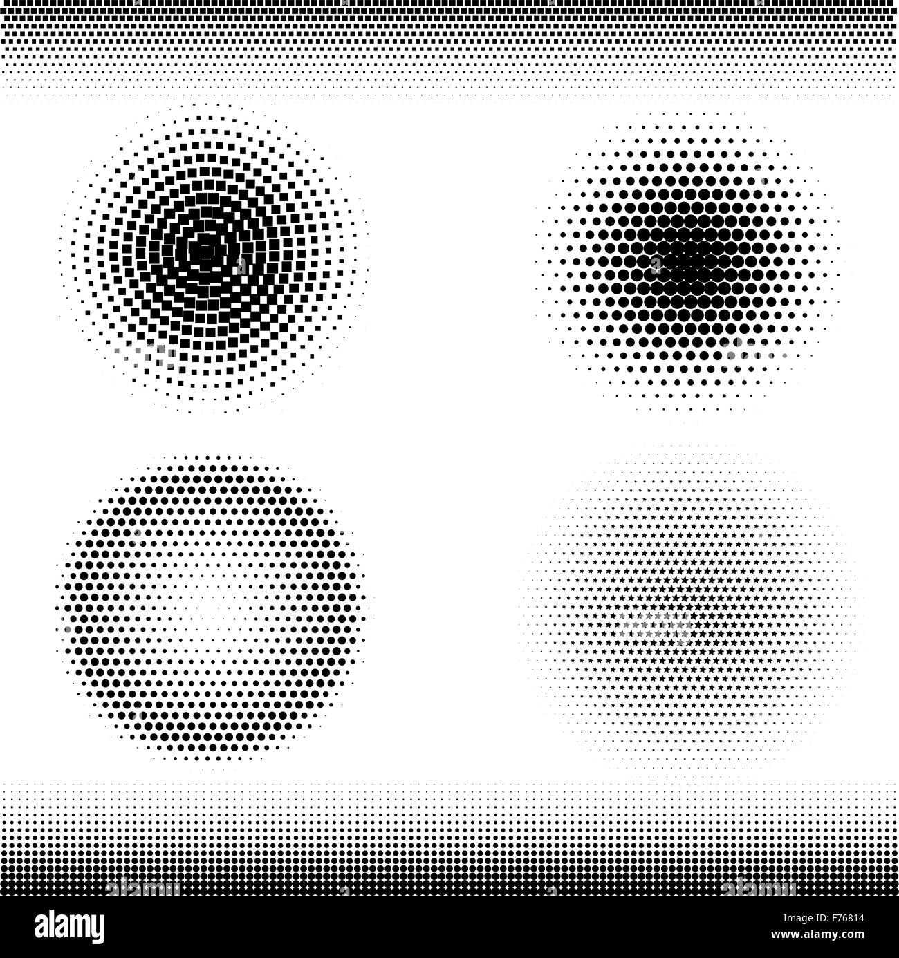 Set of Abstract Halftone Backgrounds Stock Vector Image & Art - Alamy