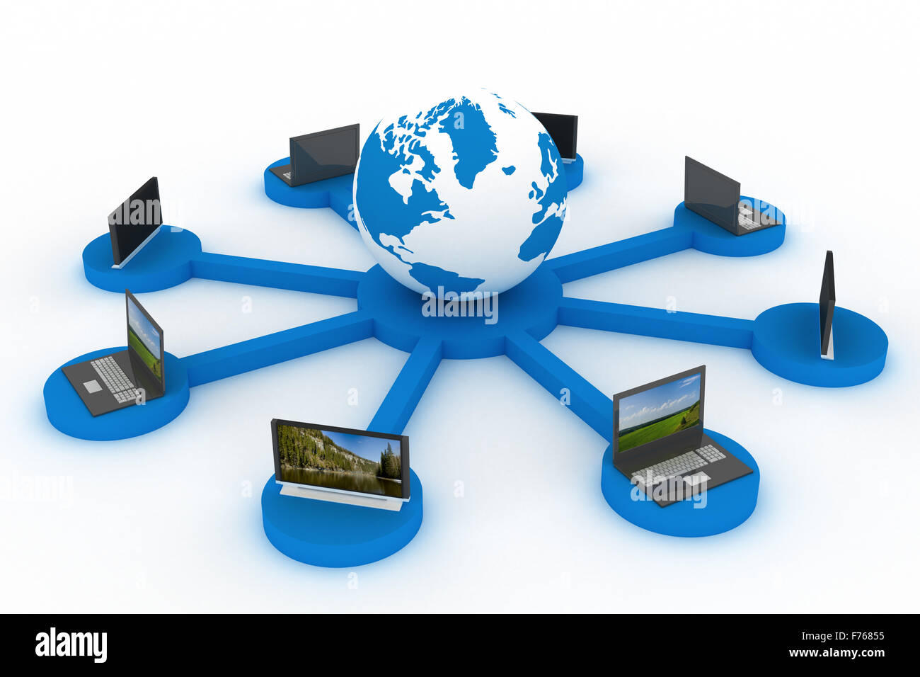 Direction network Cut Out Stock Images & Pictures - Alamy