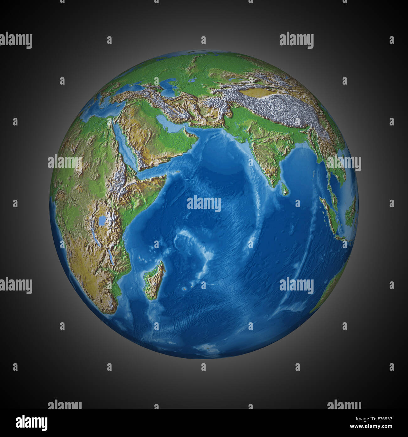 shined planet. 3D image. illustrations Stock Photo - Alamy
