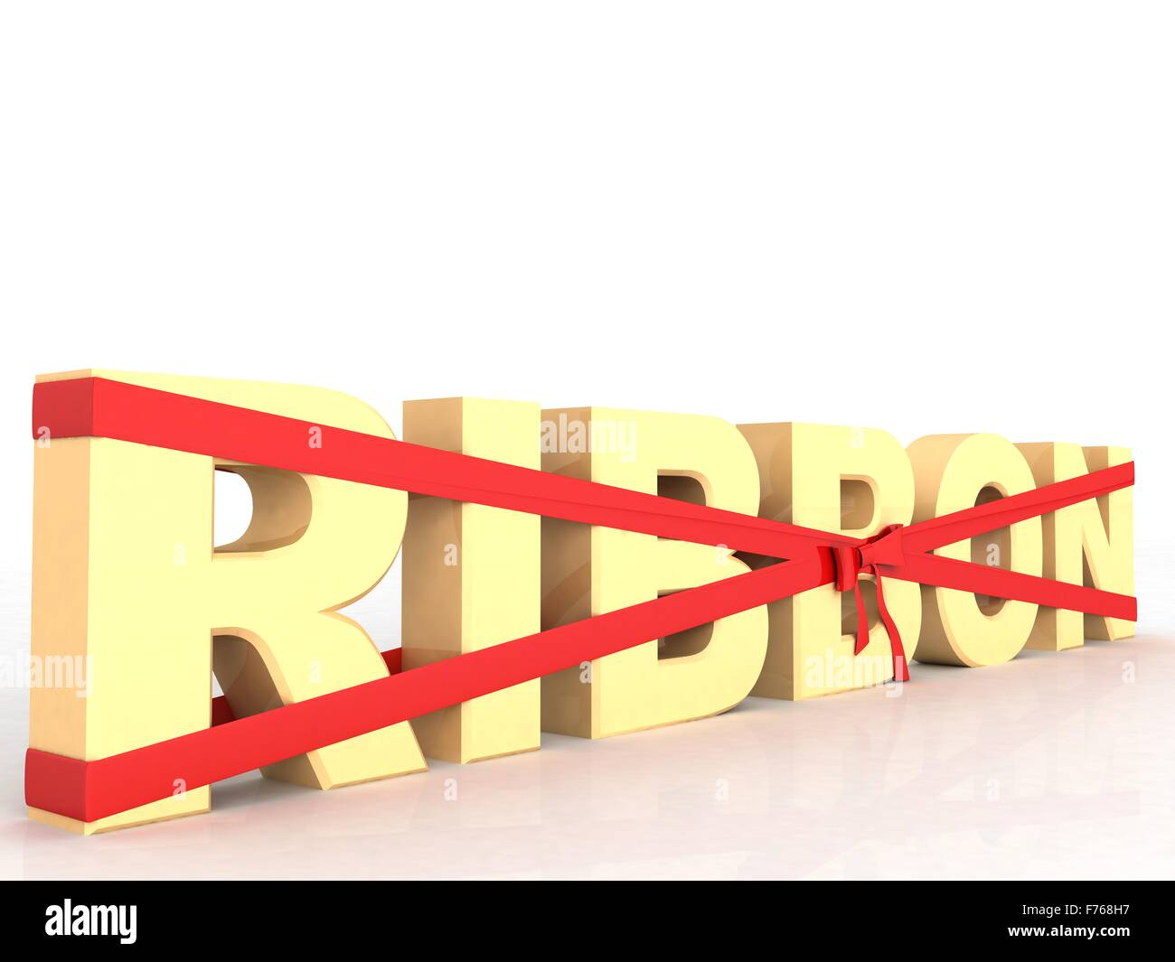 Ribbon text hi-res stock photography and images - Alamy