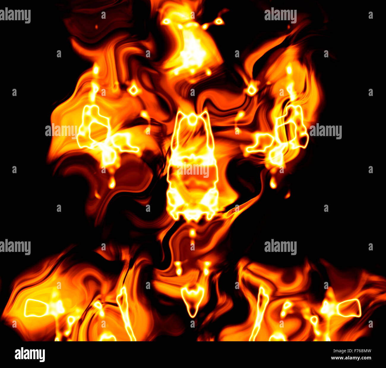 Abstract fiery background Stock Photo - Alamy