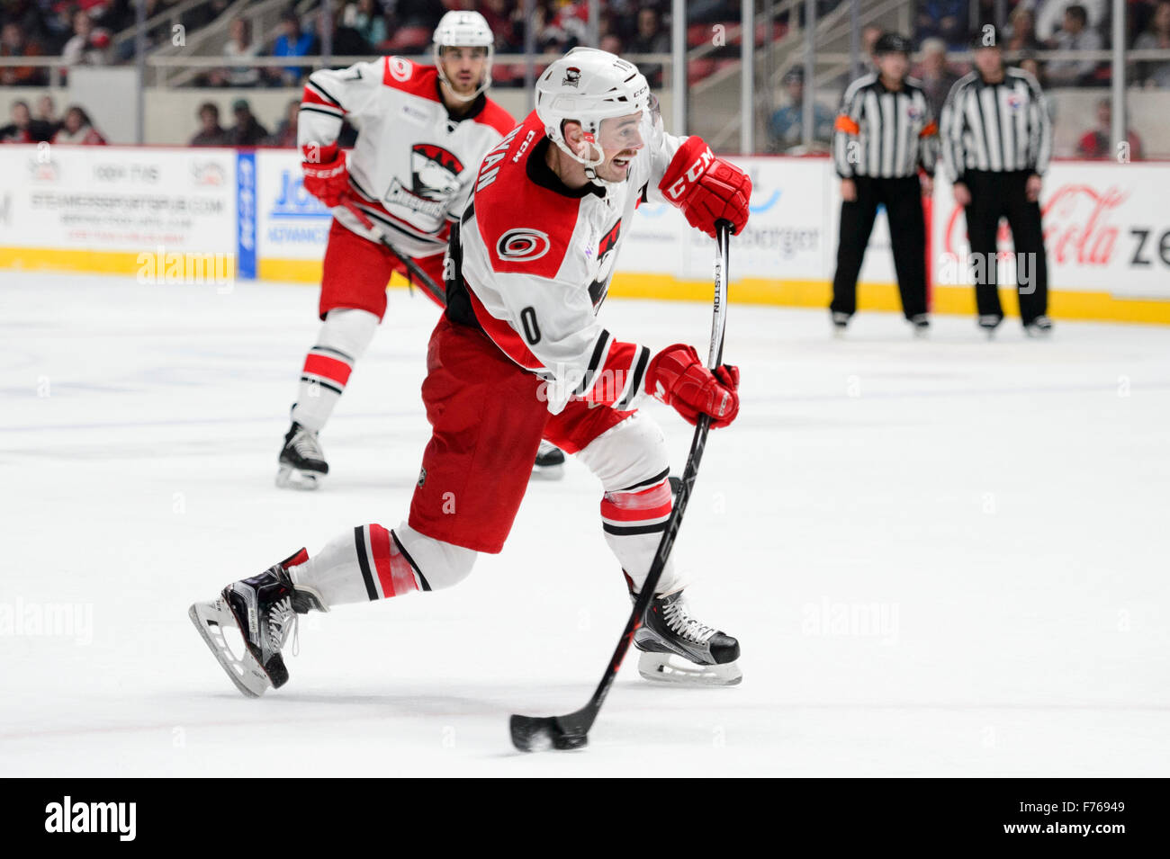 Checkers C Derek Ryan (10) during the AHL game between the San Jose ...