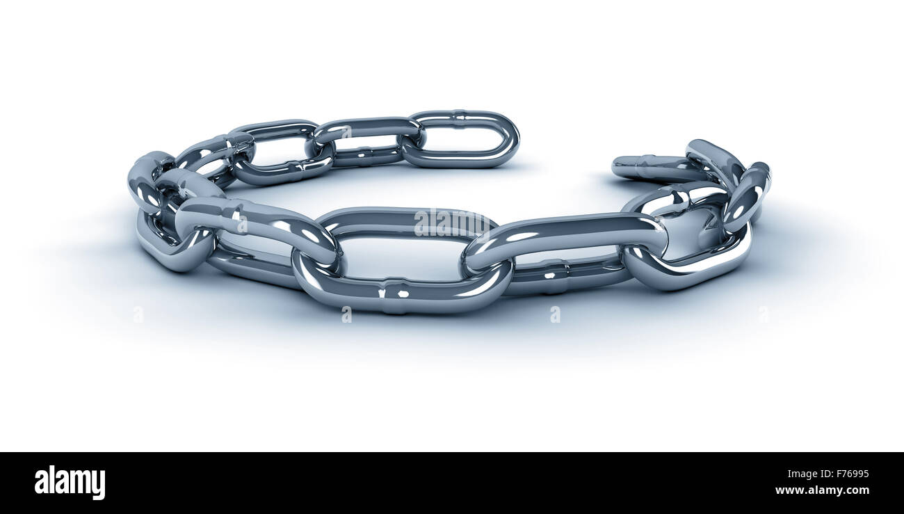 Chain link design Cut Out Stock Images & Pictures - Alamy
