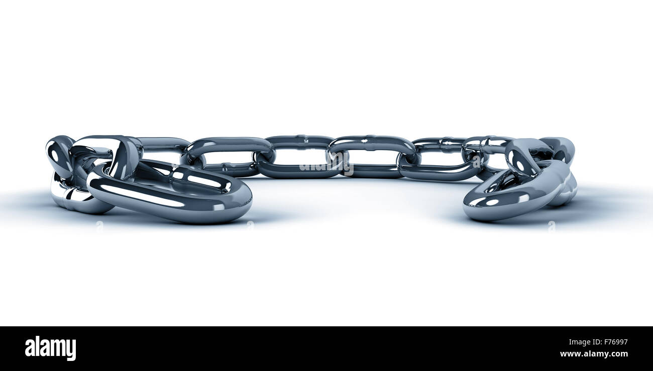 Chain link design Cut Out Stock Images & Pictures - Alamy