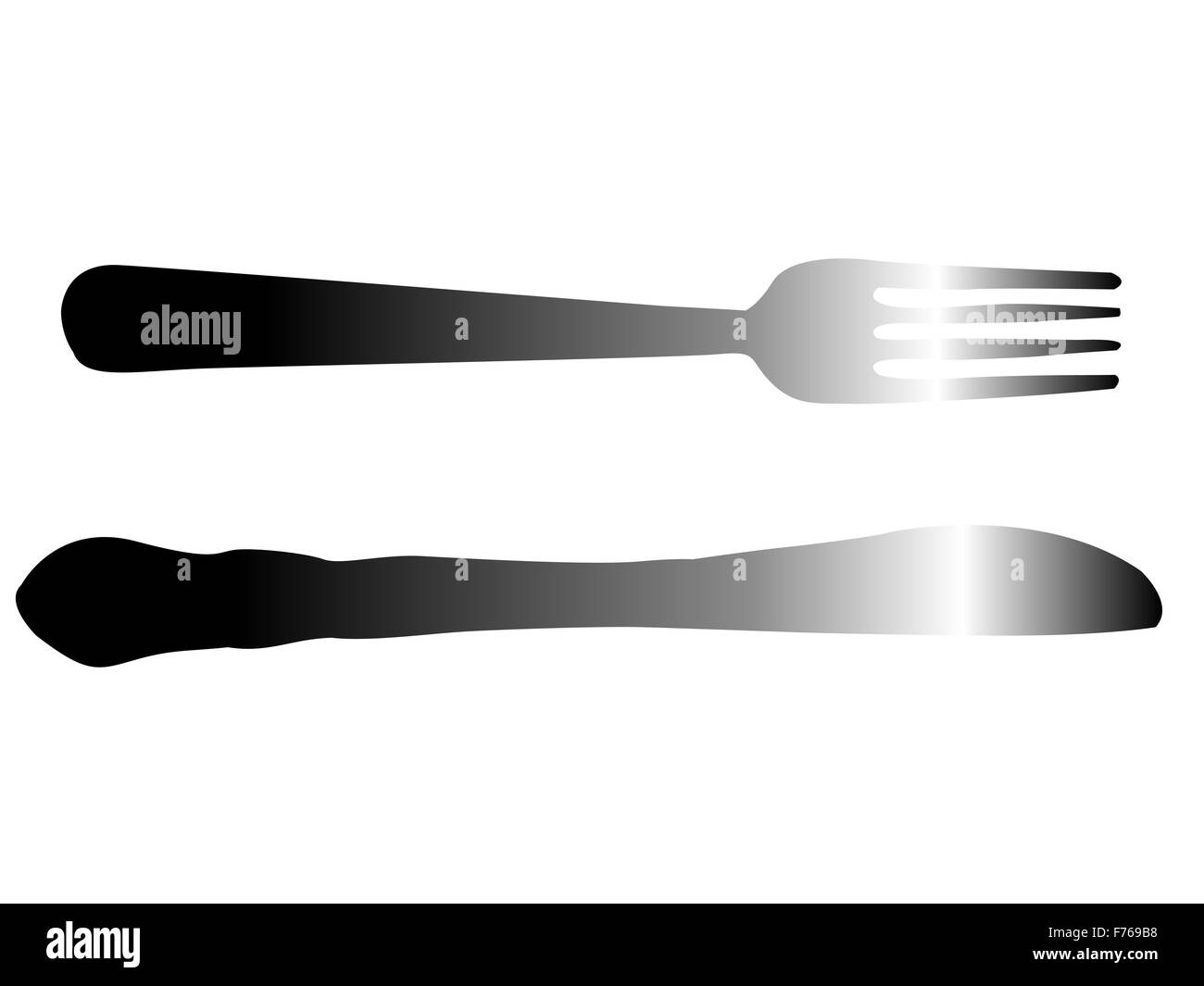 Cutlery design Cut Out Stock Images & Pictures - Alamy