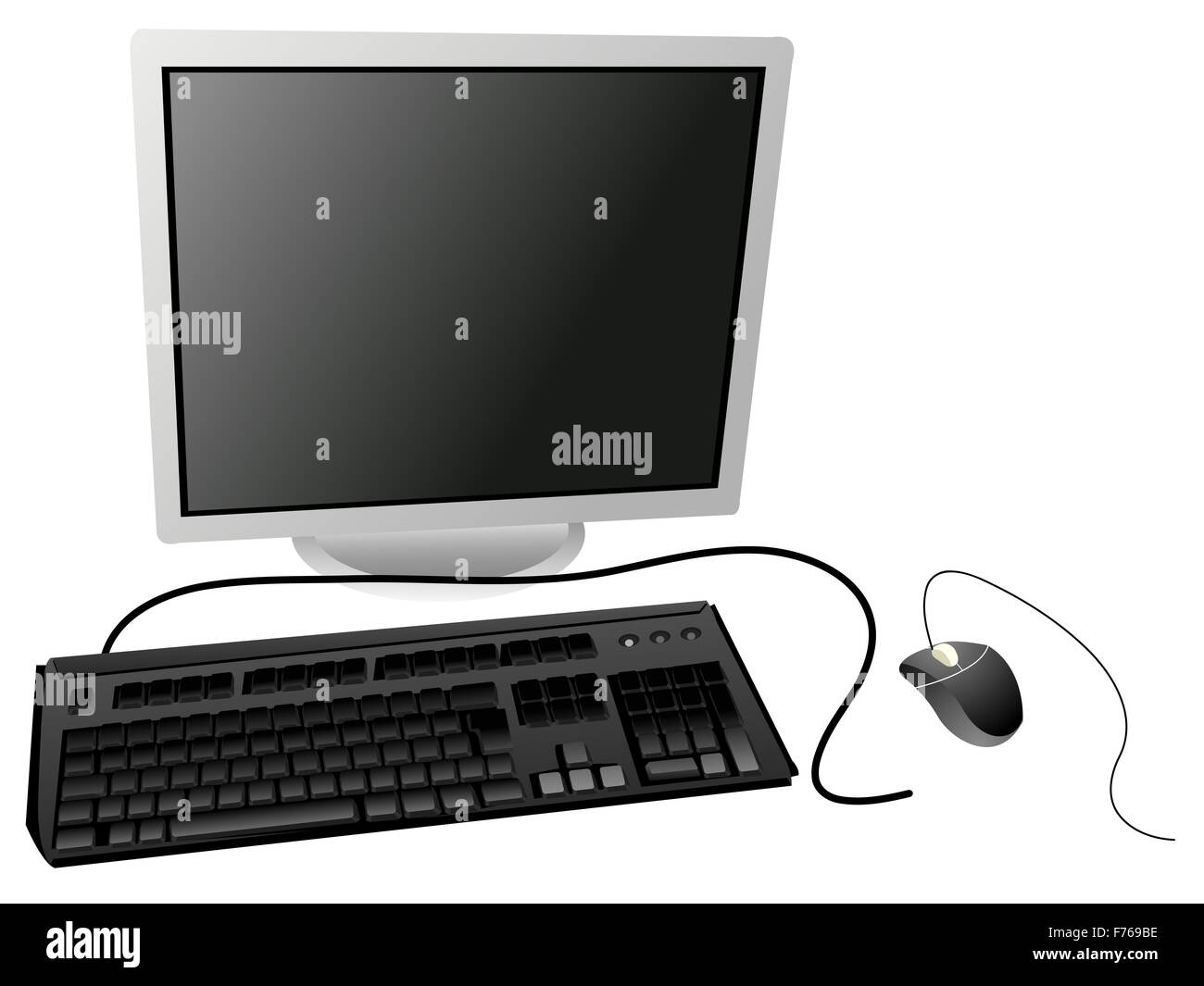 System desktop Cut Out Stock Images & Pictures - Alamy