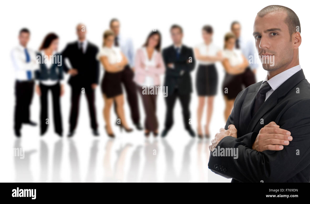 handsome businessman posing Stock Photo - Alamy