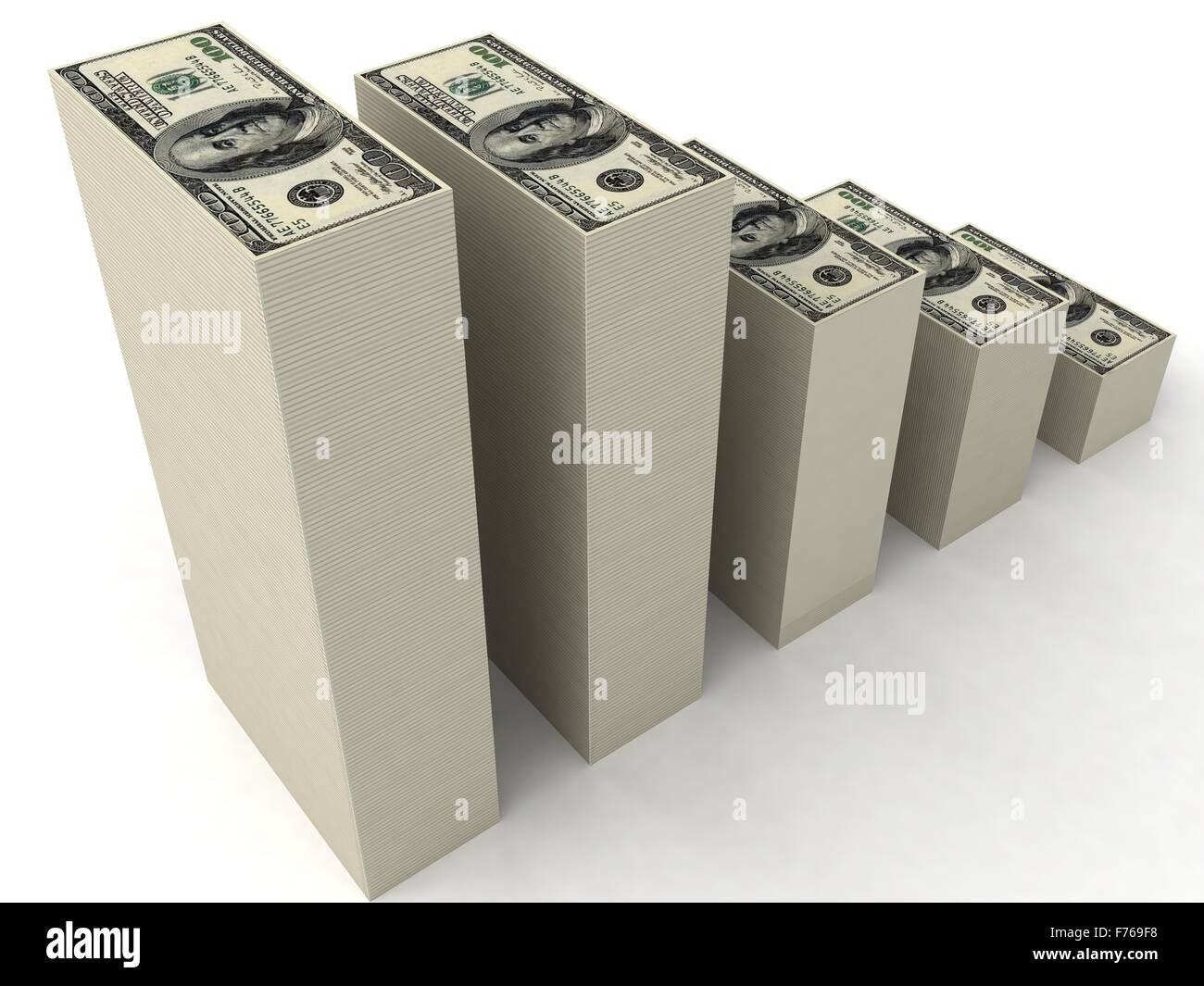 stacks of dollars Stock Photo - Alamy