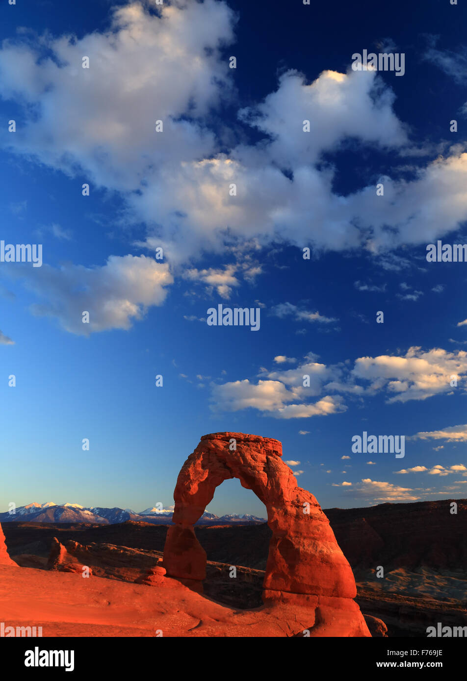 Famous rainbow bridge in Arches National park ,Utah,USA Stock Photo - Alamy