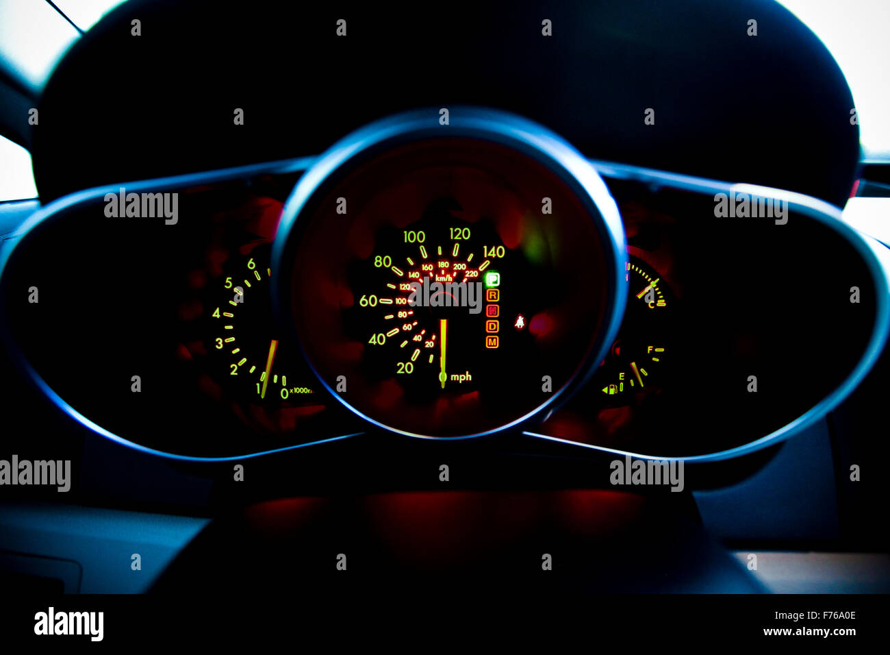 Digital car instruments hi-res stock photography and images - Alamy
