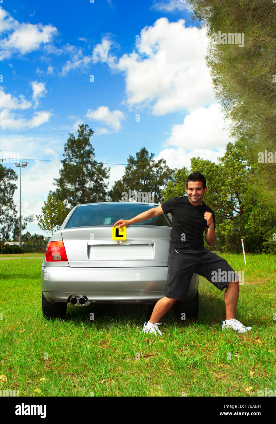 Silver sedan vehicle hi-res stock photography and images - Alamy