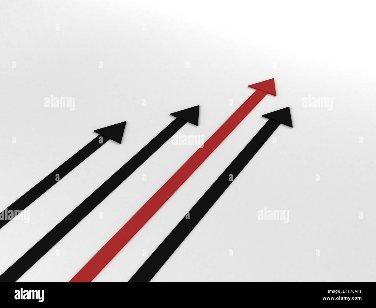 upwards direction of success arrows Stock Photo - Alamy
