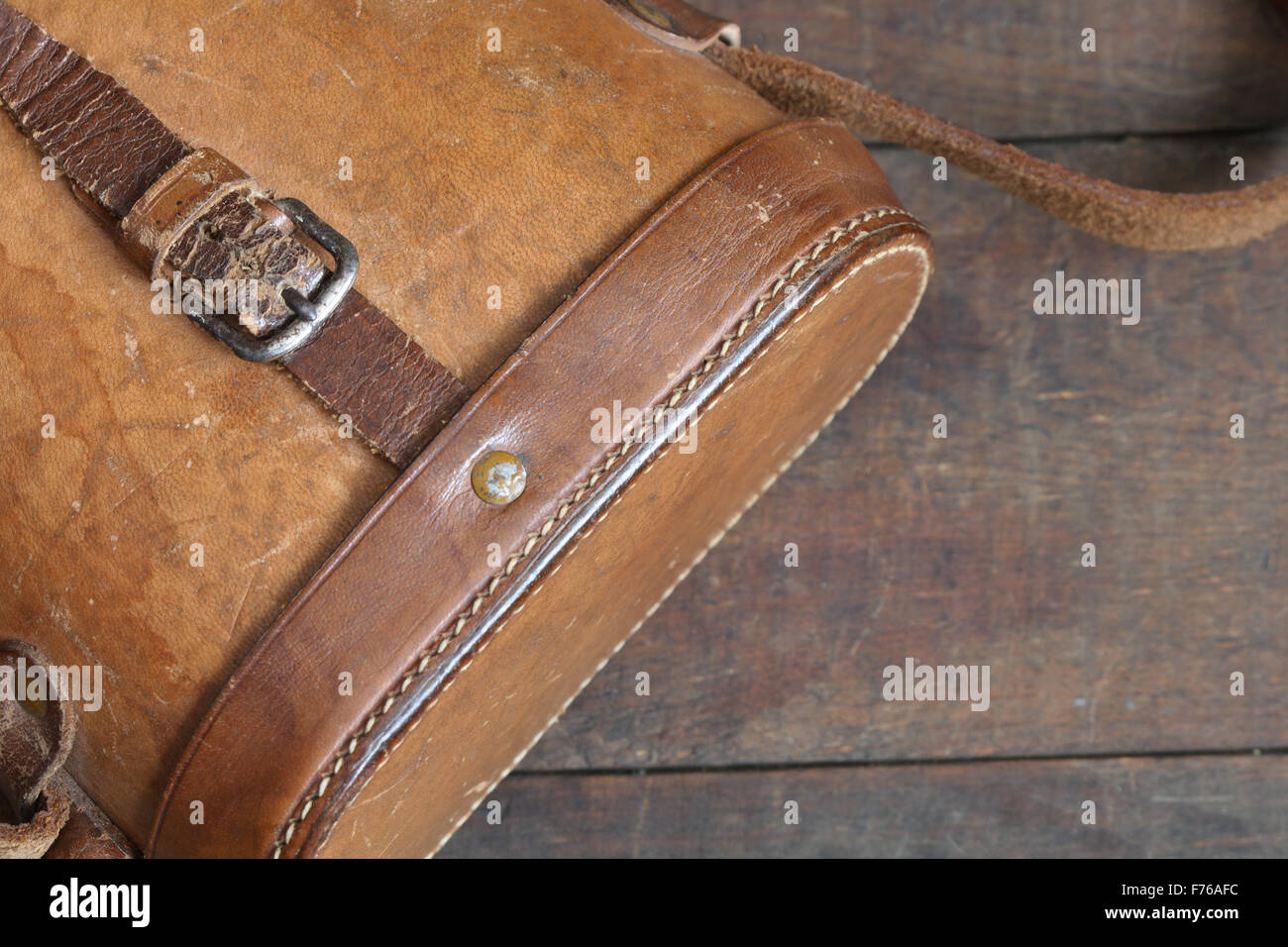 Old Leather Case Stock Photo - Alamy