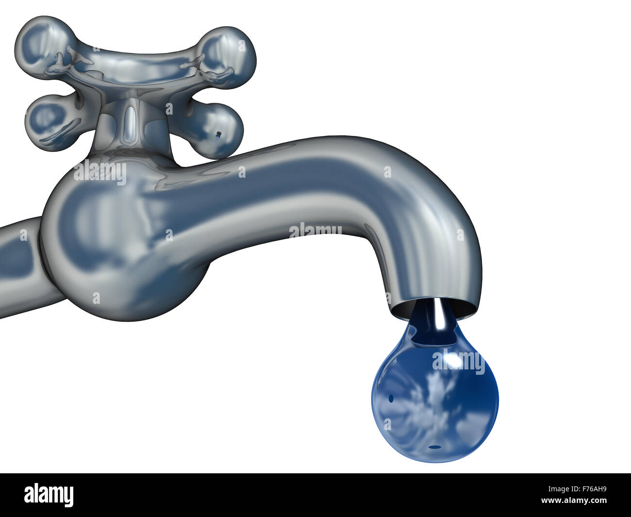 Water stocks on the earth. 3D image Stock Photo - Alamy