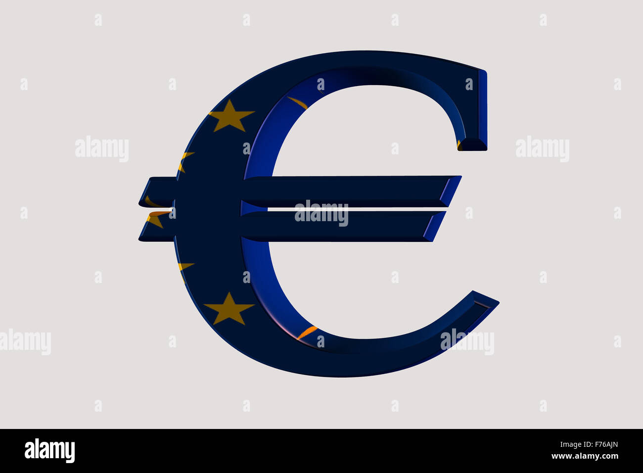 euro with european flag Stock Photo - Alamy