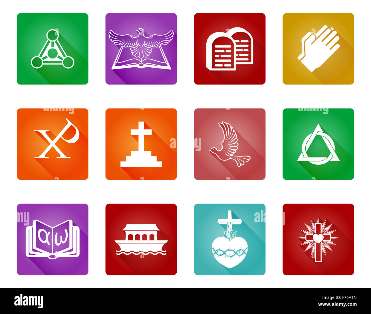 A set of Christian religious icons and symbols Stock Photo - Alamy