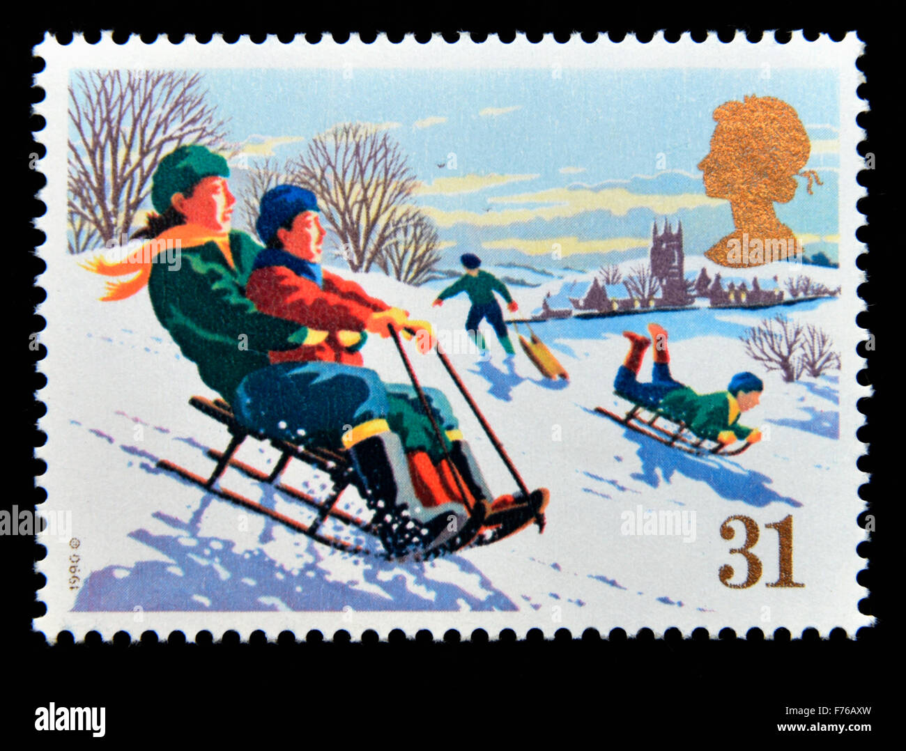 Queen elizabeth christmas 1990 hi-res stock photography and images - Alamy