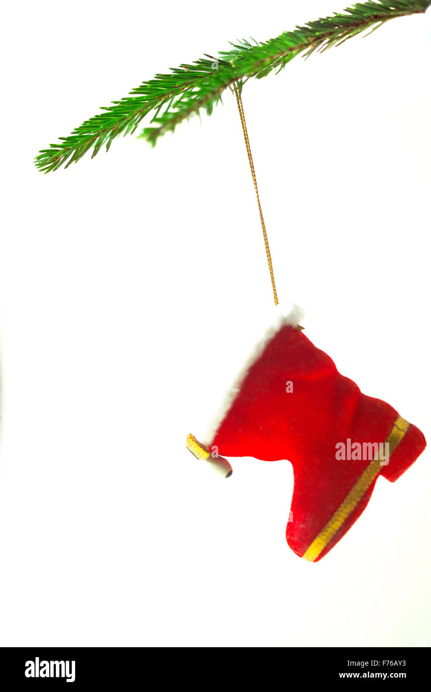 Hanging christmas boot tree decoration hi-res stock photography and ...