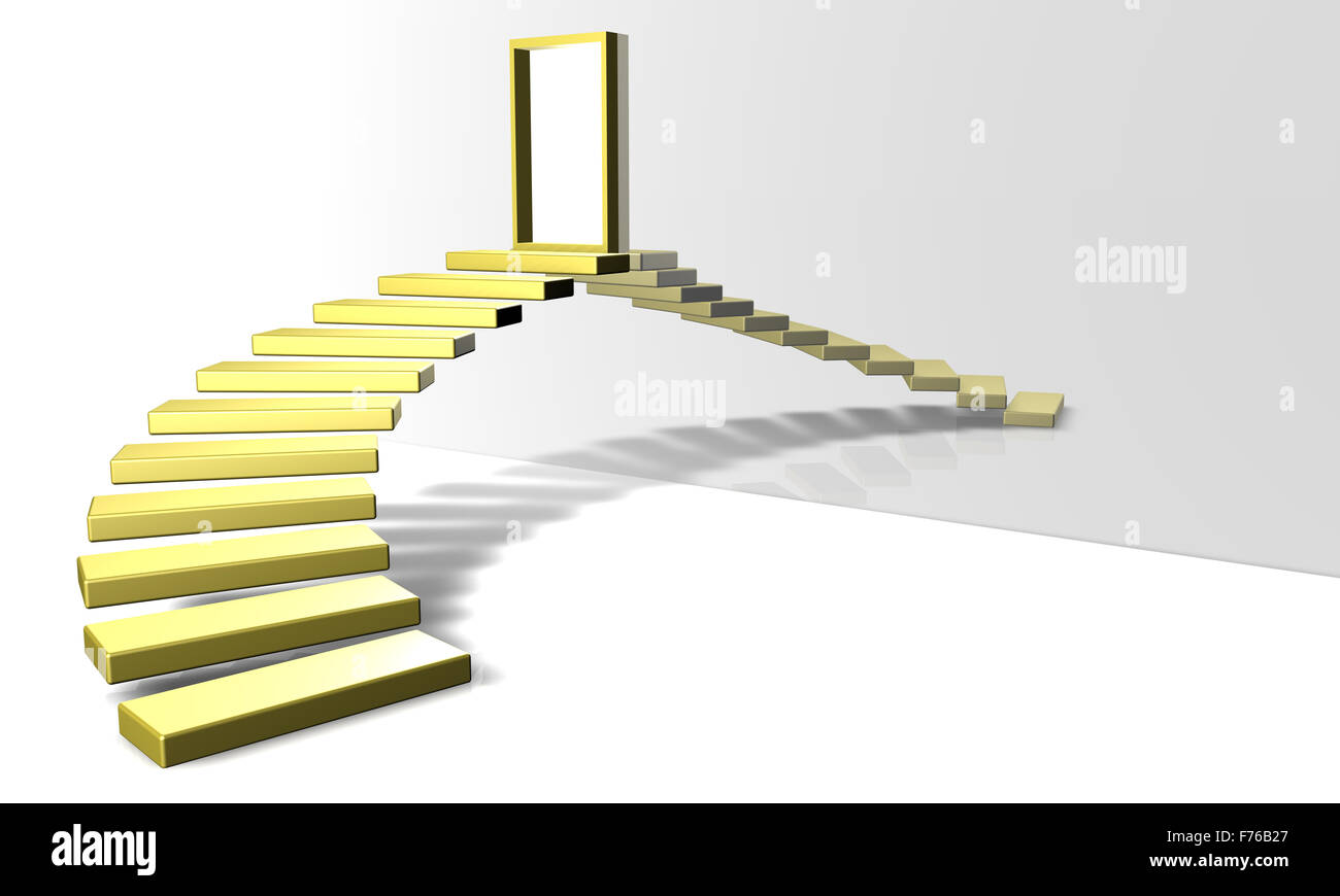 The golden stairs hi-res stock photography and images - Alamy