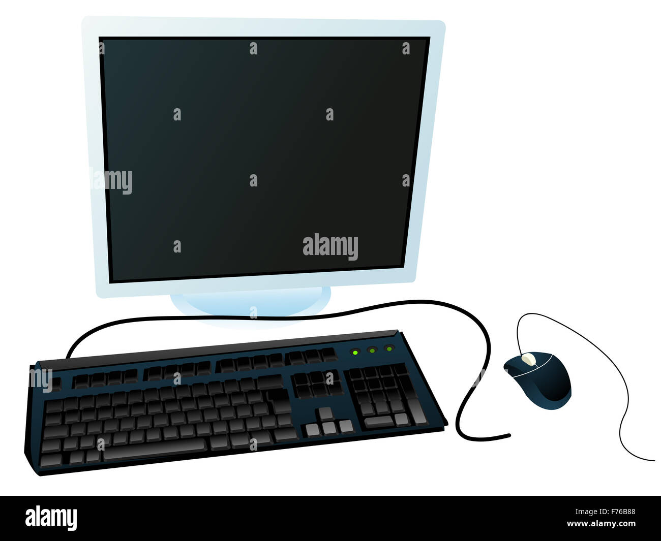 System desktop Cut Out Stock Images & Pictures - Alamy