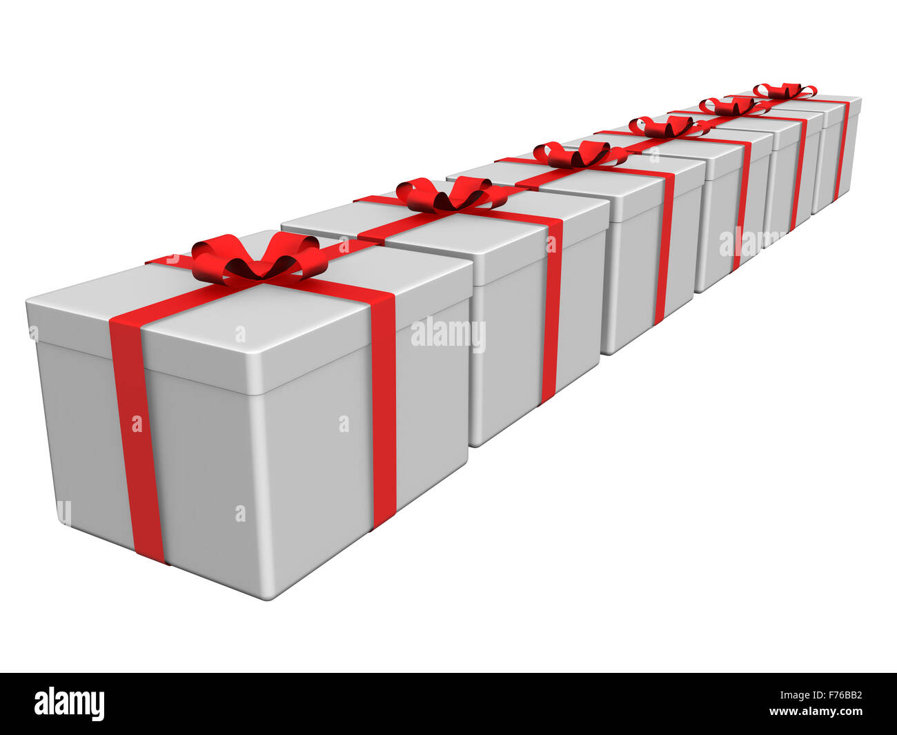 gift boxes separated on white Stock Photo - Alamy