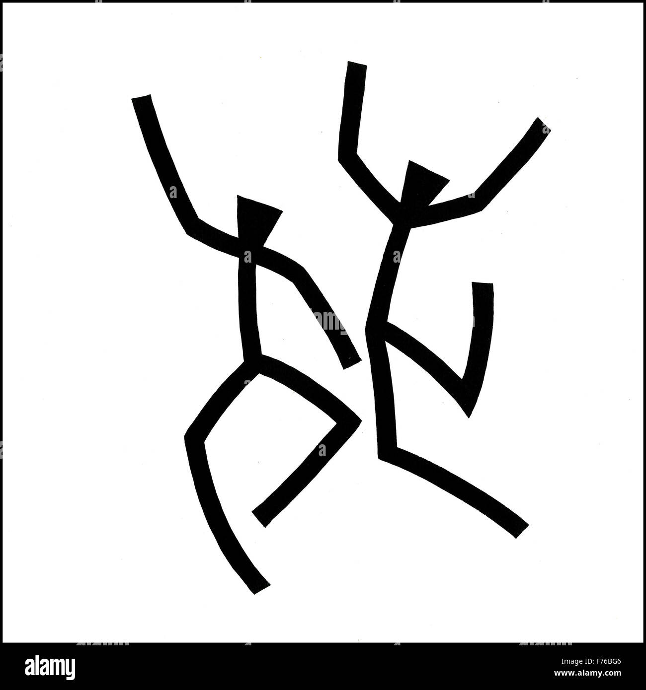 Drawing dancers hi-res stock photography and images - Alamy