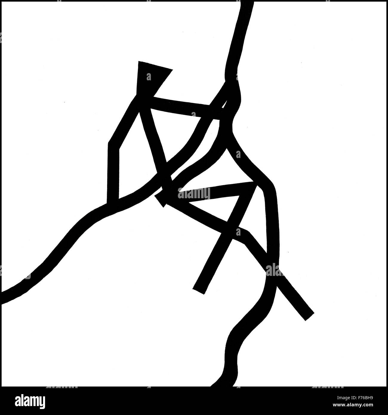 Rope drawing hi-res stock photography and images - Alamy