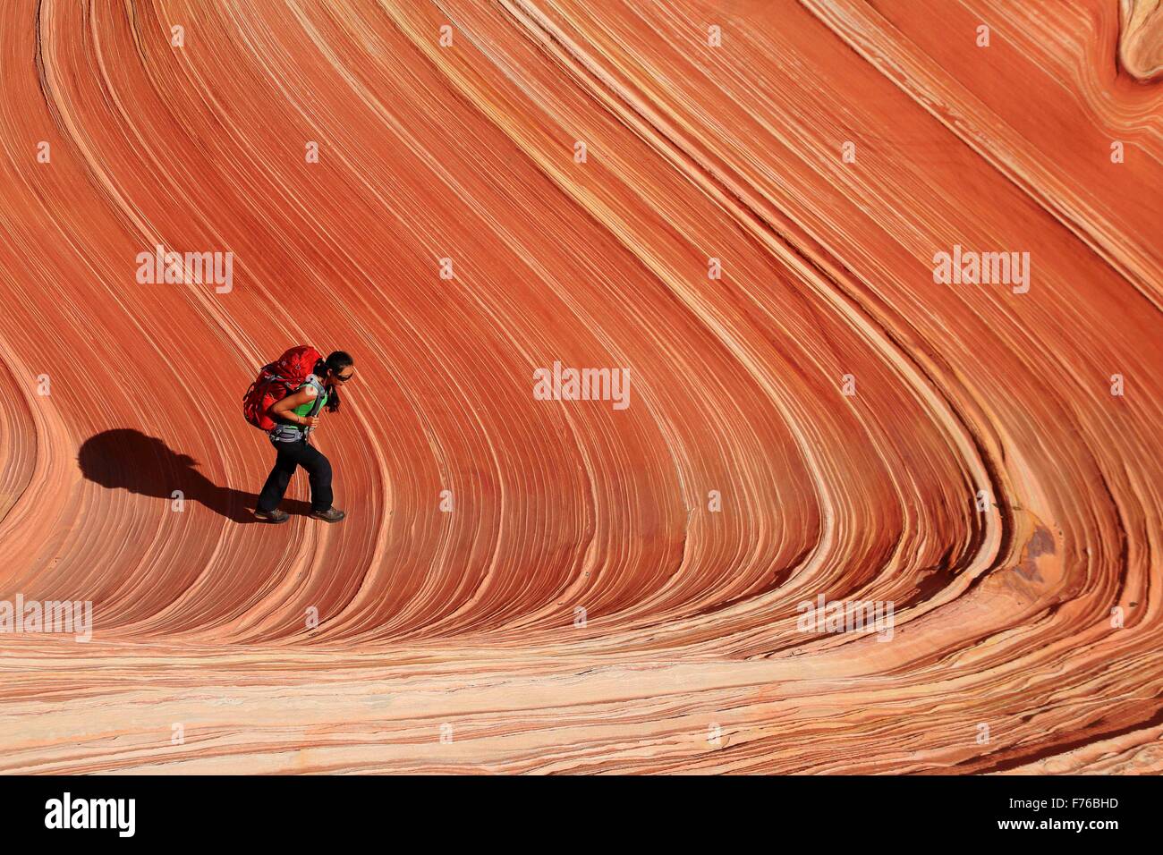 The beautiful "wave" in Arizona Stock Photo - Alamy