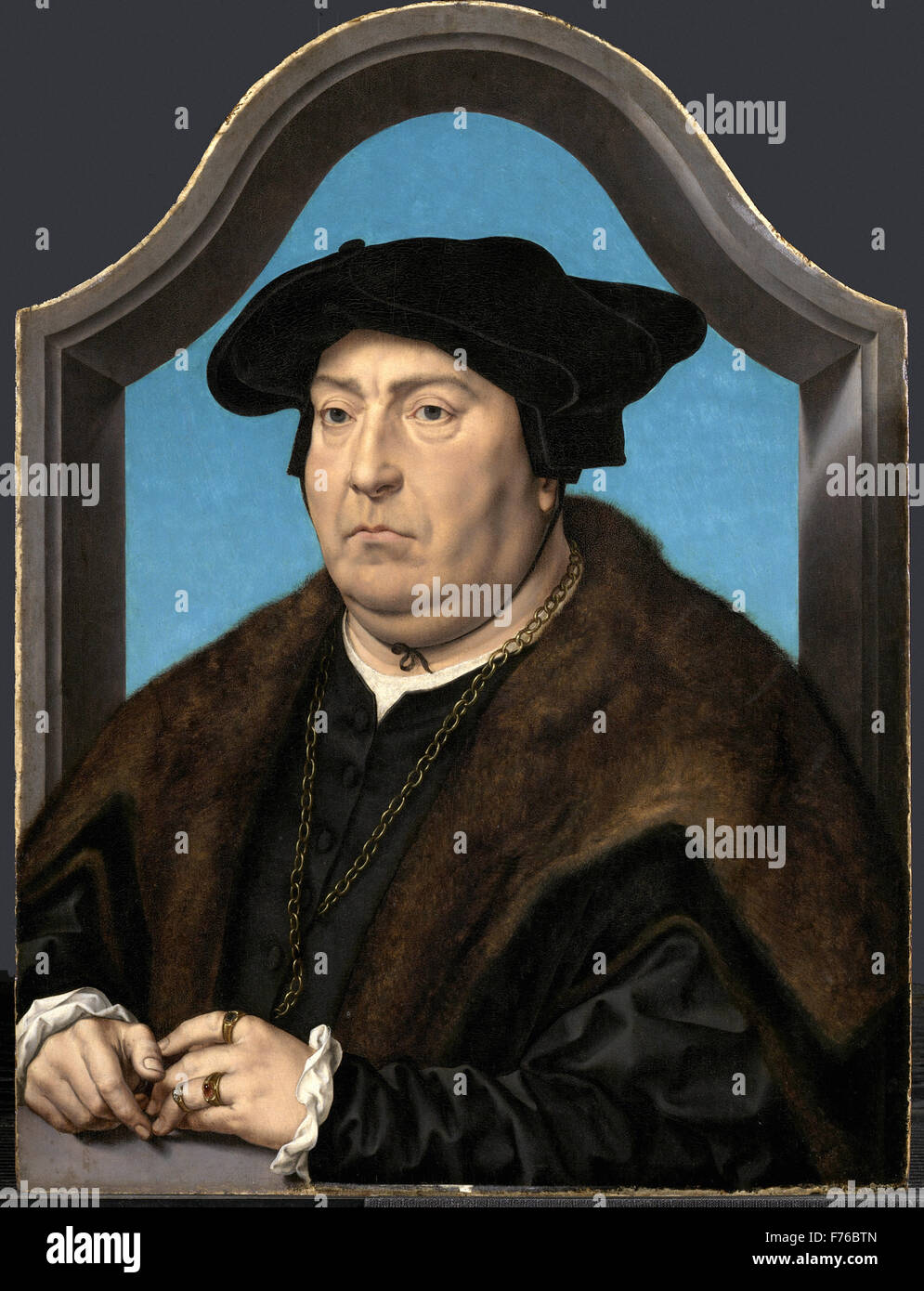 Jan Gossaert - Portrait of a Man Stock Photo - Alamy