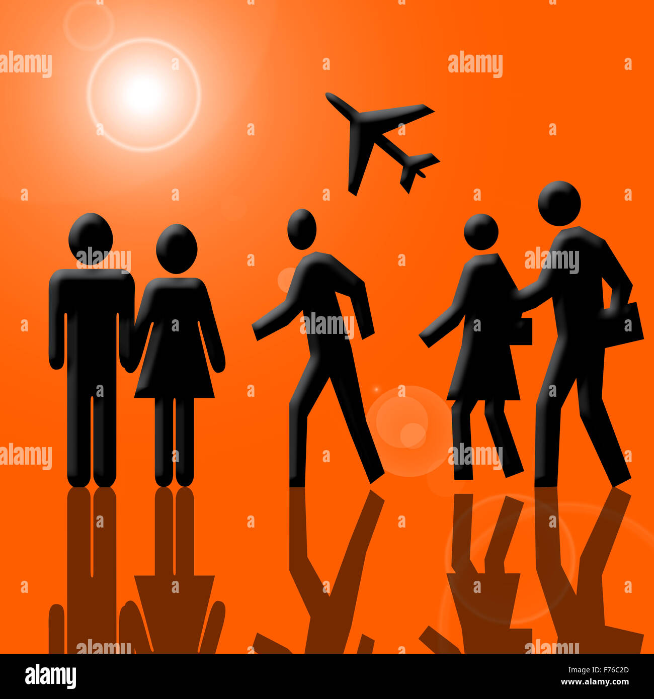 Arrival symbols hi-res stock photography and images - Alamy