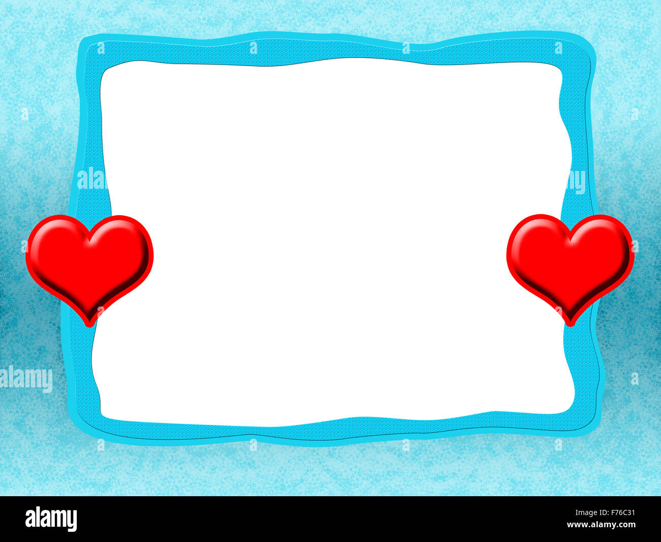 Red and blue hearts hi-res stock photography and images - Alamy